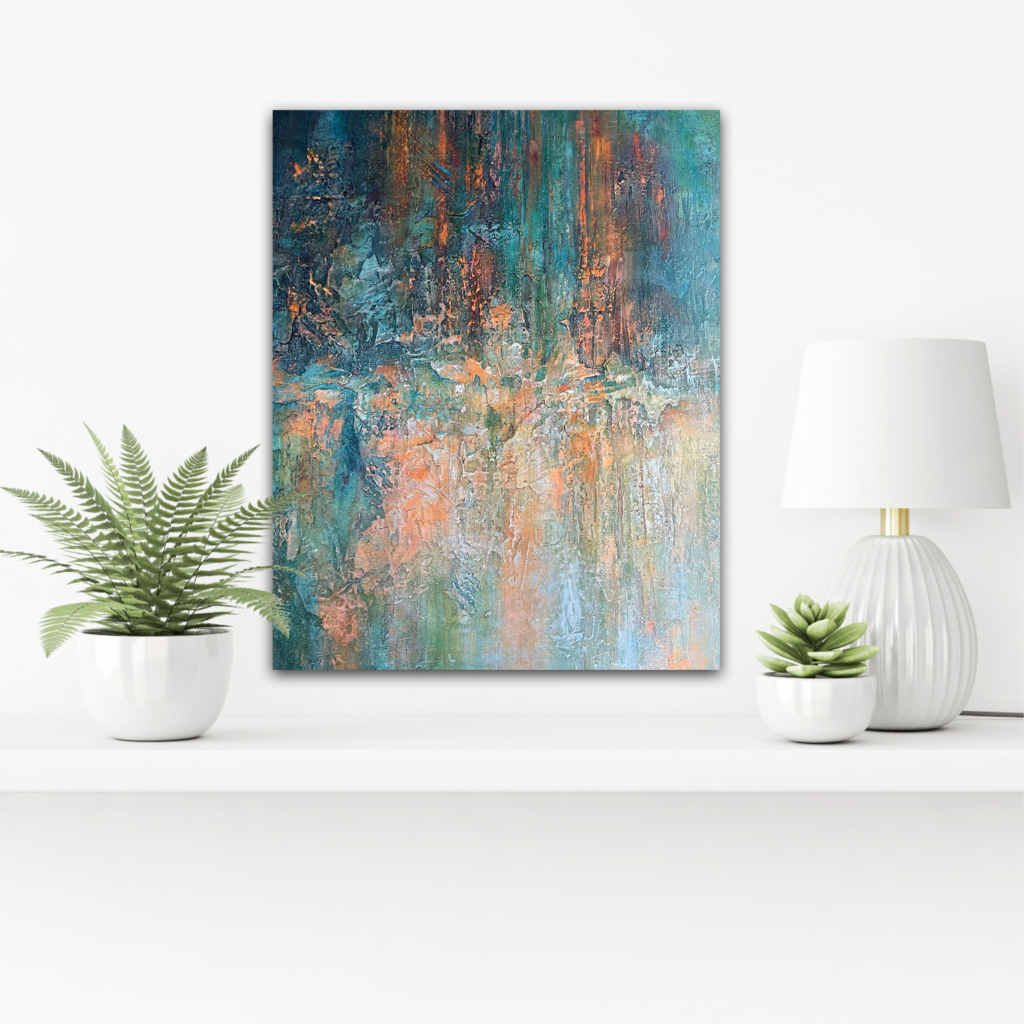 Sunset Falls - Daniele Jones Abstract Art